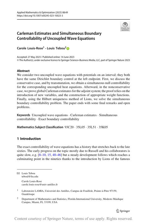 Carleman Estimates And Simultaneous Boundary Controllability Of Uncoupled Wave Equations