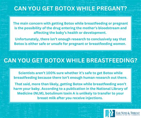 Ear Nose And Throat Can You Get Botox When Pregnant Or Breastfeeding