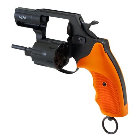 Blued Alfa 22 Caliber Double Action Blank Starter Training Pistol