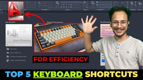 Autocad Top 5 Essential Keyboard Shortcuts For Efficiency Youtube