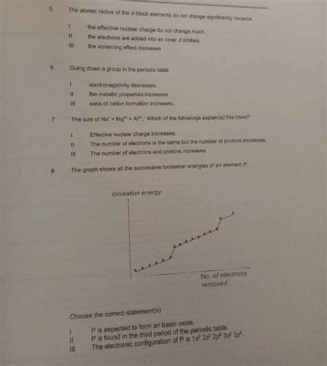 5 The Atomic Radius Of The D Block Elements StudyX