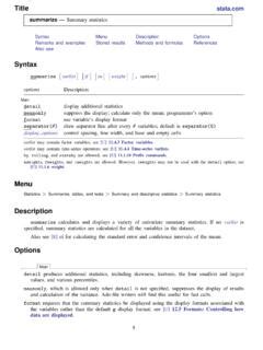 Syntax Stata Syntax Stata Pdf Pdf Pro