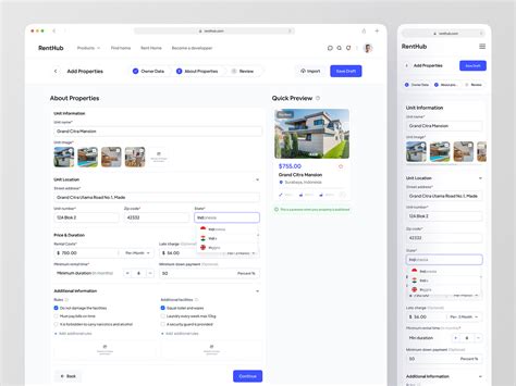 Renthub Adding Properties Page 🛠️ By Rafi Rohmat For Odama On Dribbble