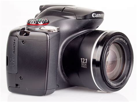 Canon PowerShot SX40 HS front angled