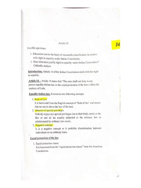 Article 14 And 15 Pdf