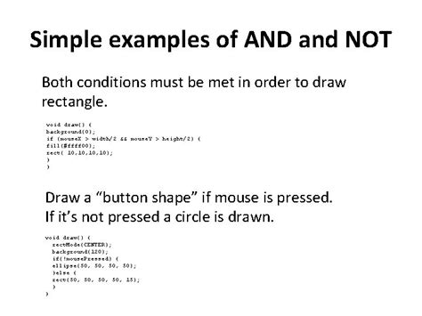 chapter 5 conditionals brief notes purpose of chapter