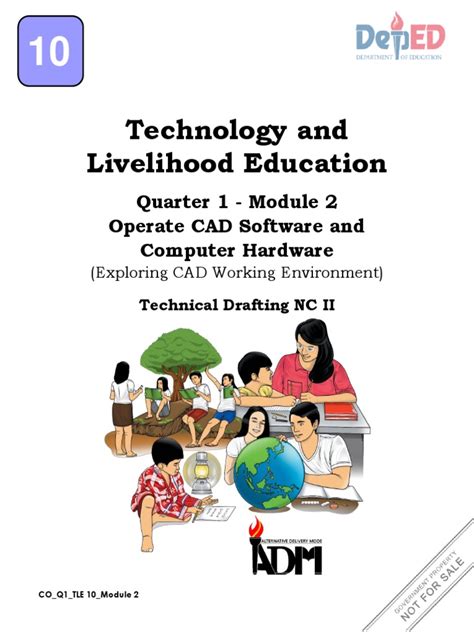 Tle10 Q1 Mod2 Ict Technical Drafting Cad Working Environment V3 Pdf Auto Cad 3 D