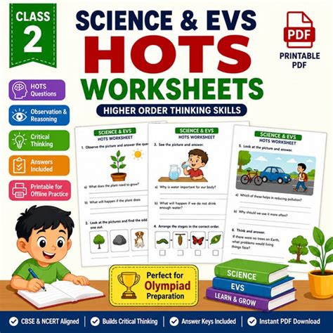 Class 2 Printable Pdf Worksheets With Answers Olympiad Tester