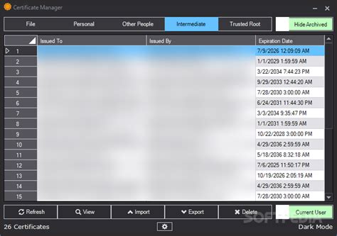 Certificate Manager Download Softpedia