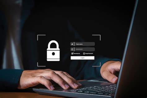 premium photo the system authenticates the user with a username and