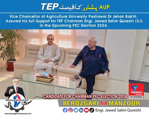 Pakistan Engineers Peshawar Engrjawedsalimqureshi Pec Tep