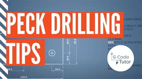 Practical Machinist On Linkedin Programming Peck Drilling Cycles With