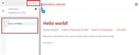 How To Change Link Color In WordPress With No Code