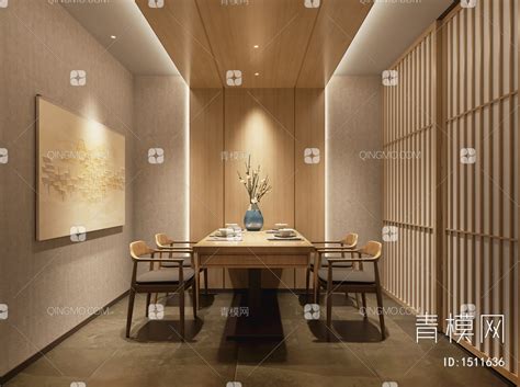 餐厅包房 包厢3D模型 中式东南亚CR新中式日式有灯光有贴图MAX2016餐厅包房 包厢3d模型下载 ID1511636 免费3Dmax
