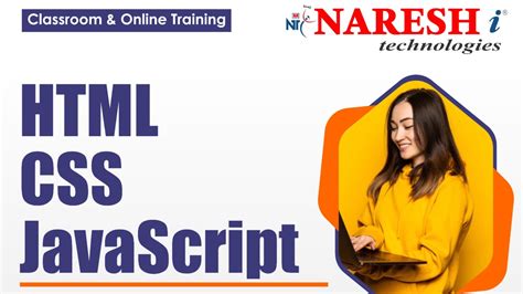 Free Demo On Html Css Javascript Training By Mr Shiva Kumar Nareshit Tickets By Tejaswini
