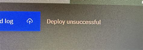 Deploy Unsuccessful Rhitman