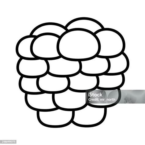 라즈베리 아이콘 얇은 선 스타일 벡터 일러스트 레이 션 그래픽 디자인 0명에 대한 스톡 벡터 아트 및 기타 이미지 0명 개념 기호 건강한 식생활 Istock