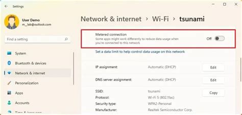 How To Turn Metered Connection On Or Off On Windows 11 Pureinfotech