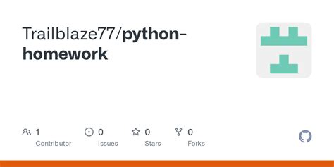 Github Trailblaze Python Homework