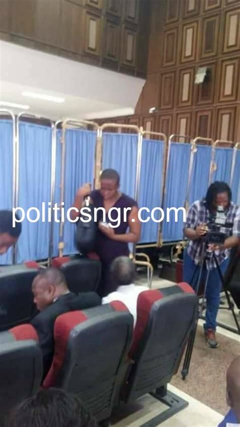 Nnamdi Kanu In Secret Trial Courtroom As Binta Nyako Storms Out Photos
