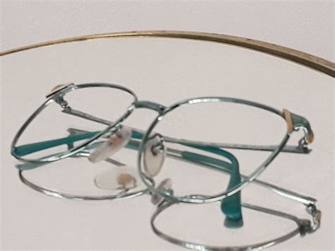 Halston 2 Pair Lot Classic Vintage Retro Eyeglasses Frames Metal New 80