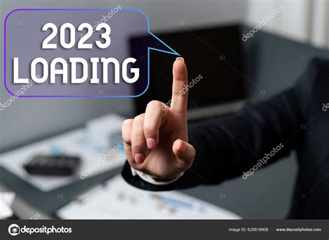 Handwriting Text 2023 Loading Business Approach Advertising Upcoming Year Forecasting Stock