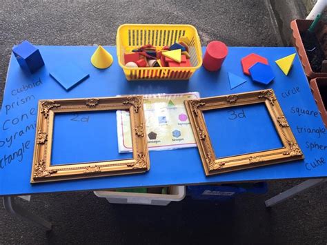 2d And 3d Shape Sorting Using Twinkls Shape Mat As A Guide Maths Eyfs