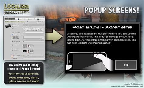 Popup Screens Unity Games Development