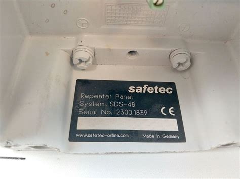 Safetec Sds 48 Smoke Detection System Panel Aeliya Marine Tech