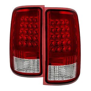 Xtune Led Tail Lights Gmc Sierra 2007 2014 Black Or Chrome Housing