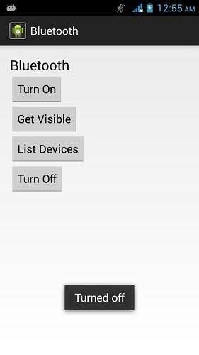 Android Bluetooth Tutorial Cs619 Learn Web Languages