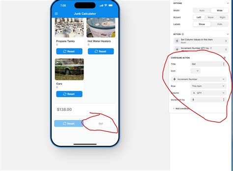 Set All Values In A Column At The Push Of A Button Ask For Help Glide Community