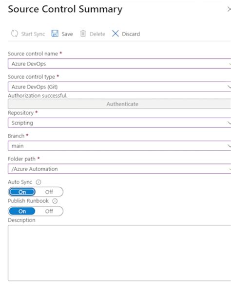 Configuring Azure Devops As Source Control For Azure Automation Tdsheridan Lab