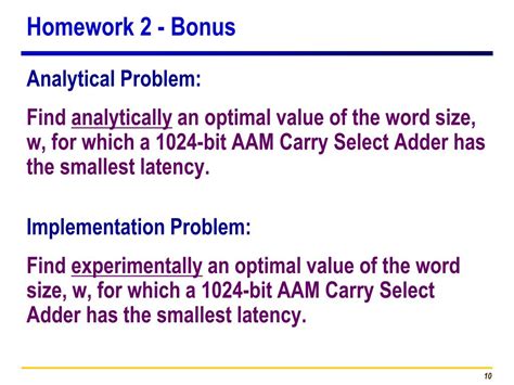 Ppt Conditional Sum Adders And Parallel Prefix Network Adders Fpga Optimized Adders Powerpoint