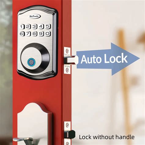 Smart Keypad Door Lock Fingerprint Entry Door Lock Deadbolt 20 Touch