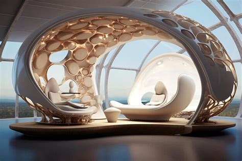 Premium Ai Image The Apartment Of The Future Conceptual Sketch