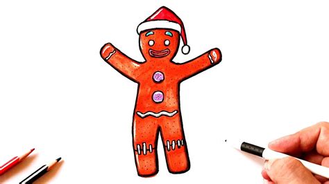 Как нарисовать Пряничного Человечка Youtube