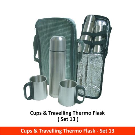 Set 13 Cups And Travelling Thermo Flask Itrophy