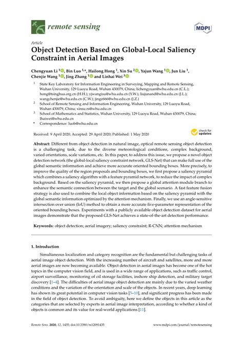 Pdf Object Detection Based On Global Local Saliency Constraint In