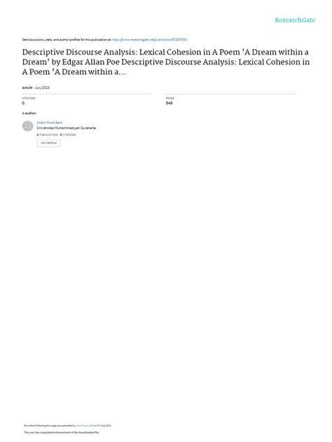 Descriptive Discourse Analysis Fix Pdf