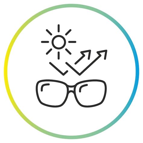 Premium Vector Sun Protect Glasses Icon