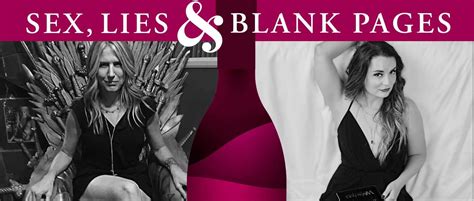 Sex Lies And Blank Pages