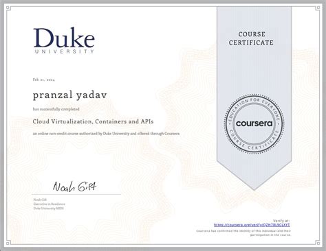 Pranzal Yadav On Linkedin Cloudcomputing Virtualization Containers Apis Dukeuniversity