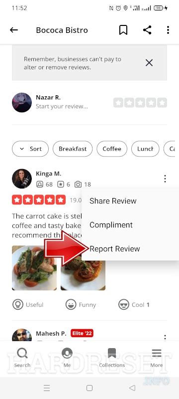 How To Report Review On Yelp