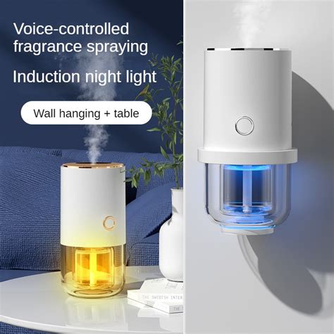Timing Air Freshener Voice Control Light Automatic Rechargeable Aroma