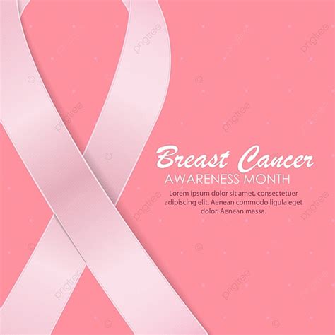 유방암 인식의 달 핑크 리본 배경 벡터 일러스트 레이 션 Eps10 템플릿 Psd 다운로드 디자인 자료 다운로드