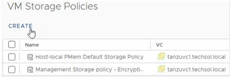 Vm Storage Policies Dell Powerstore Vmware Vsphere With Tanzu And Tkg Clusters Dell
