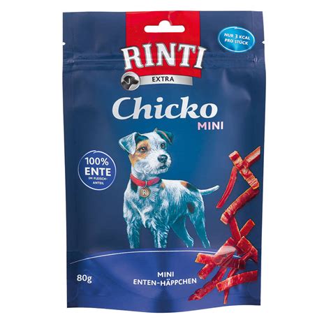 Rinti Hundeleckerlis Mini Chicko Ente Raiffeisenmarktde