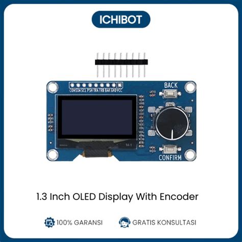 13 Inch Oled Display Module With Buttons Ec11 Rotary Encoder Iic