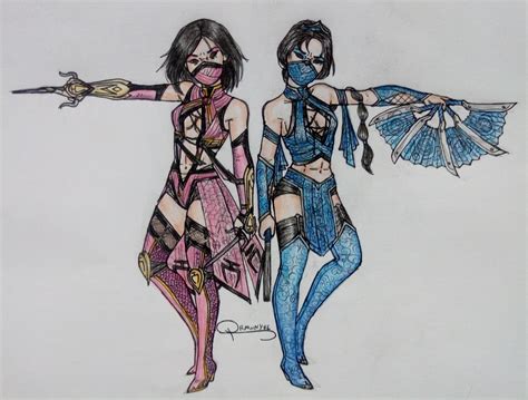 Artstation Kitana And Mileena Mk9 Redesigns